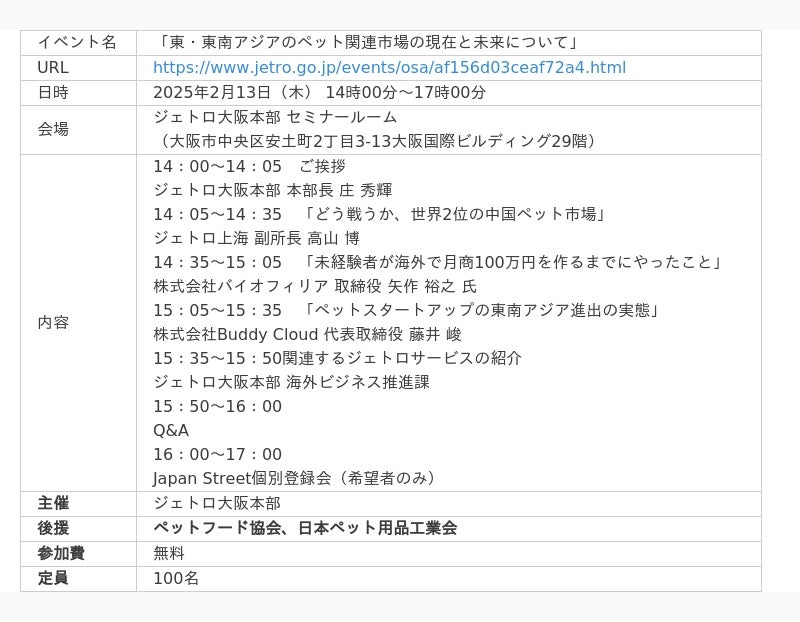BuddyCloud、JETRO主催イベント「東・東南アジアのペット関連市場の現在と未来について」に登壇決定 | 朝日新聞デジタルマガジン＆[and]