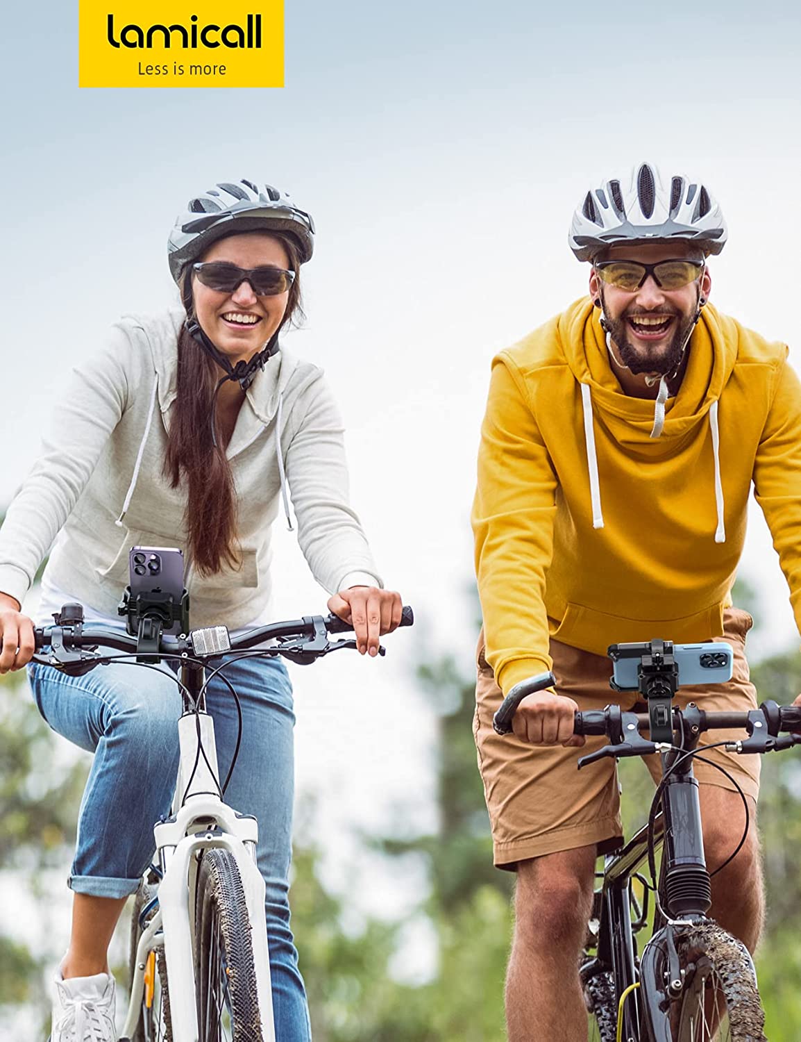 Lamicallが自転車用スマホホルダーを販売。でこぼこ道でも安定、360°回転式だから縦にも横にも対応｜ラミカル・ジャパン株式会社のプレスリリース