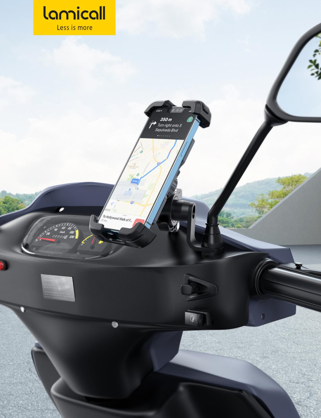 【Lamicall】最新版バイク用スマホホルダーが販売！でこぼこ道でも安定！ミラーマウント付き！【楽天市場】｜ラミカル・ジャパン株式会社のプレスリリース