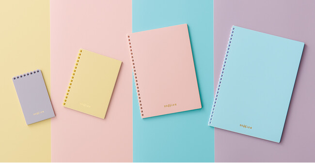 リングの薄さを追求した新発想のリングノート「ソフィーチェノート」を発売します。｜株式会社LIHIT LAB.のプレスリリース