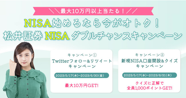 NISAをはじめるなら今がオトク！NISAダブルチャンスキャンペーンを開催！ - CNET Japan