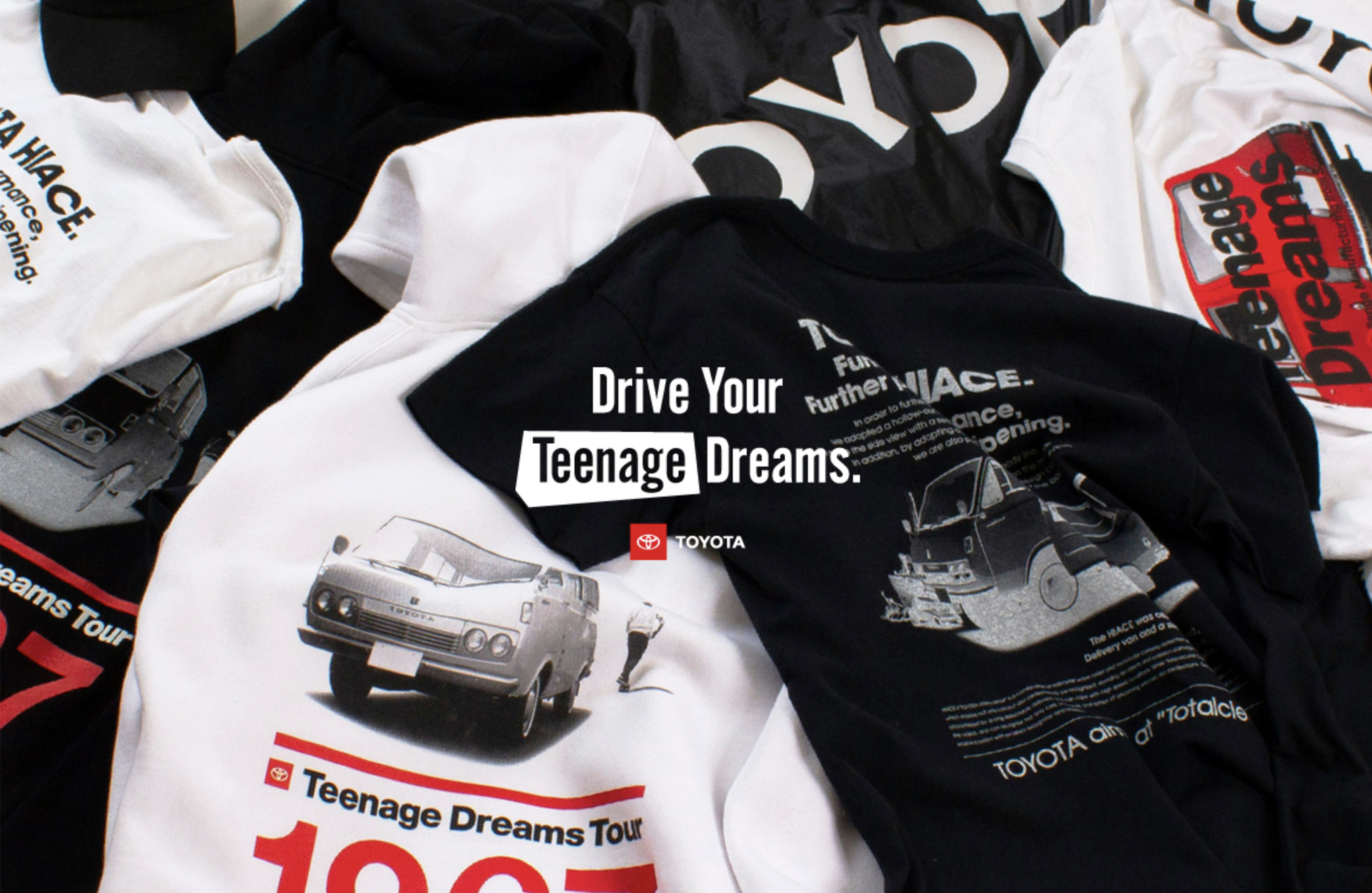 TOYOTA "Drive Your Teenage Dreams."オフィシャル・マーチャンダイズ ECサイトオープン！！｜株式会社STARBASEのプレスリリース