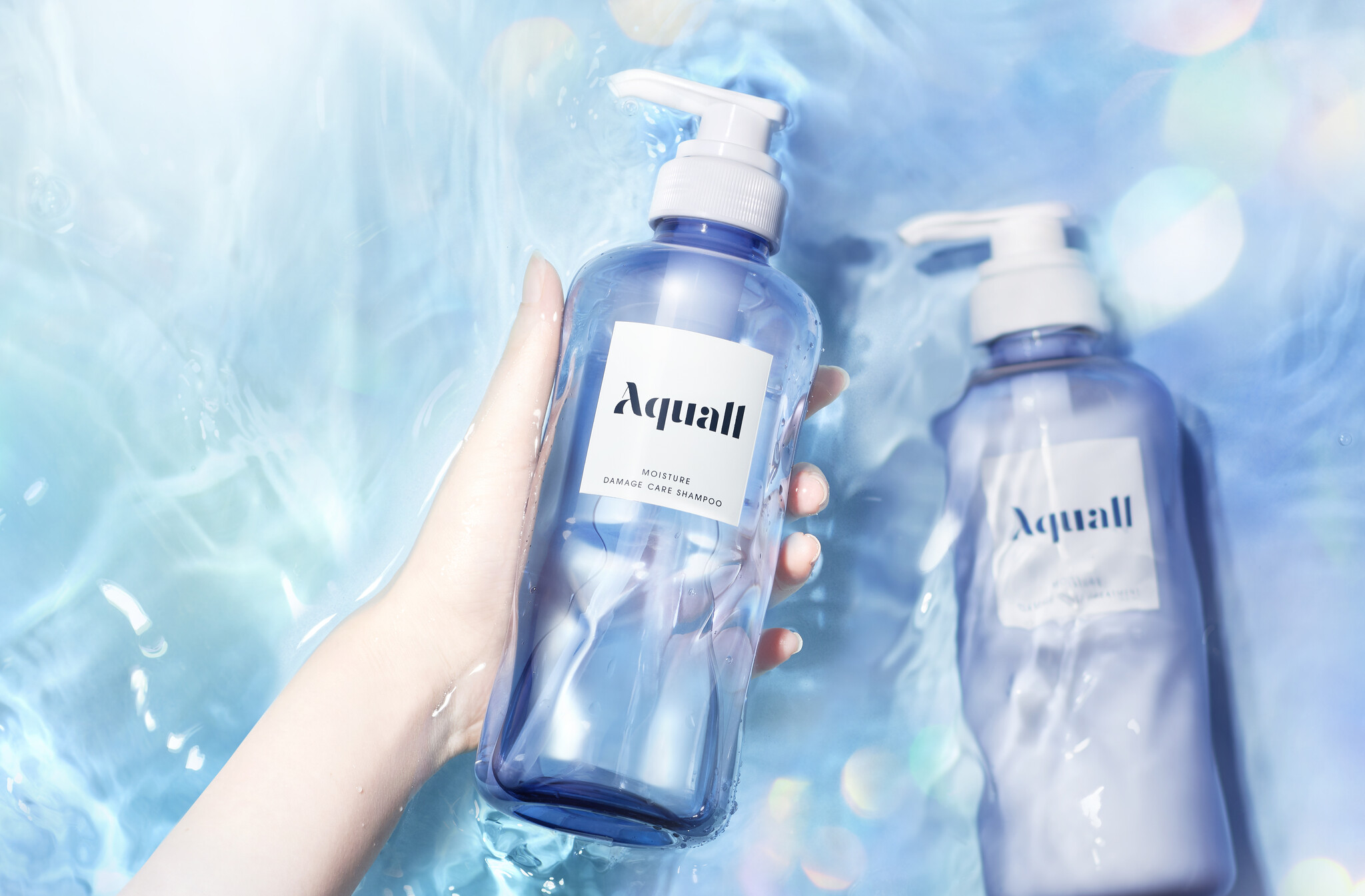 新ヘアケアブランド「Aquall（アクオル）」誕生！水をまとったようなうるおい美髪へ導く、美容液成分が溶け込んだ「うるおい美溶水シャンプー」4 ...