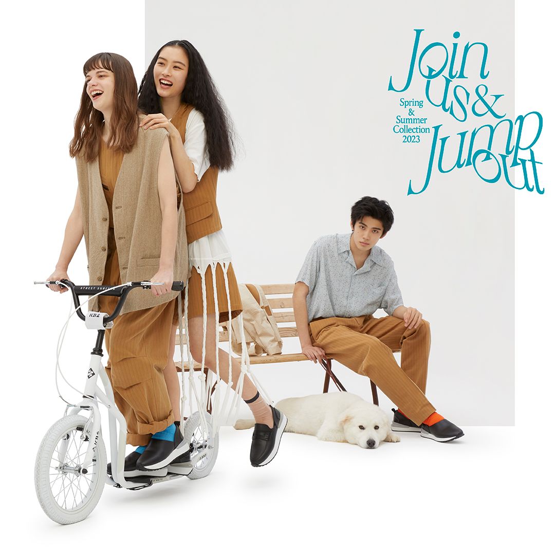 HARUTA 2023 SPRING and SUMMER COLLECTION テーマ『JOIN US ＆ JUMP OUT』｜株式会社ハルタのプレスリリース