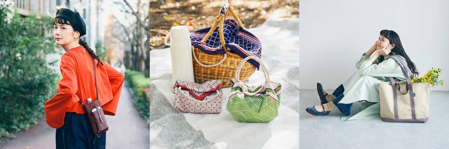 ママも家族もうれしい春の新作「保冷部屋がある大容量帆布トート」や「ペットボトルホルダーが出現するスマホポシェット」がフェリシモ「L'AMI+ ...