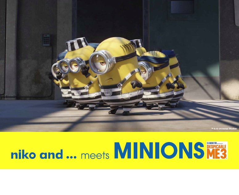 niko and ... meets MINIONSコラボアイテムを全国のniko and ...店舗とWEBにて9月8日(金)より順次発売 ...