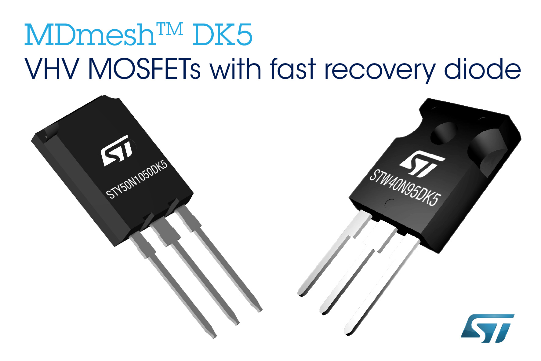 高速リカバリ・ダイオード内蔵の新しいMDmesh(TM)パワーMOSFETを発表｜STマイクロエレクトロニクスのプレスリリース