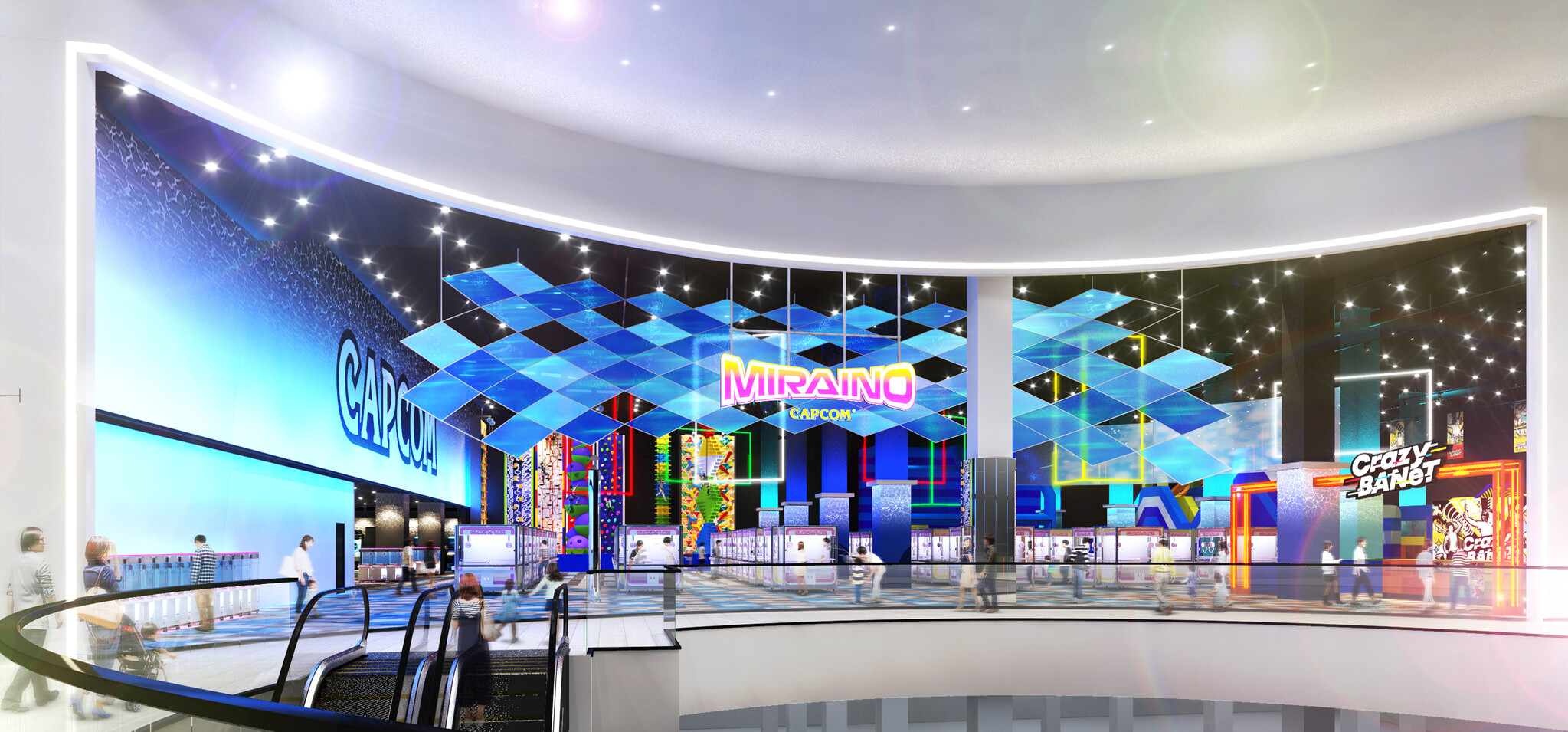 「未来の（MIRAINO）あそび」のカタチ 体験型アミューズメント施設「MIRAINO イオンモール土岐店」が10月7日にオープン！ 各施設紹介公開＆公式サイトも公開｜株式会社カプコンのプレスリリース