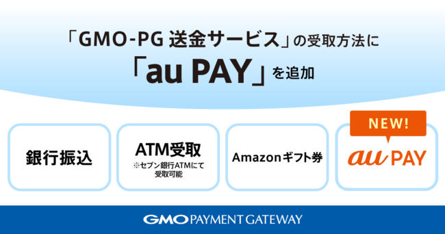 「GMO-PG送金サービス」の受取方法に「au PAY」を追加 －GMOインターネットグループ 株式会社｜BtoBプラットフォーム 業界チャネル