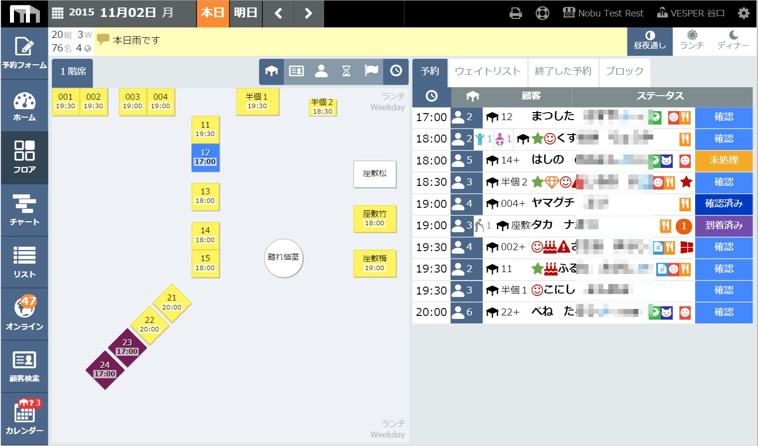 VESPER、完全予約によるインバウンド専門の日本食専門店「銀政‐GINMASA」へ多言語対応可能なレストランの予約・顧客管理システム「TableSolution」のサービスを提供｜株式会社 ...