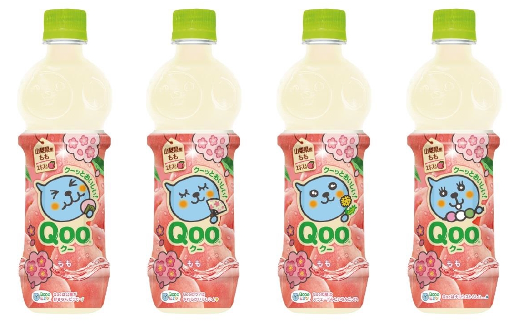 山梨県産もものエキスを加えて、新発売この季節限定、ひなまつりパーティなど春の季節感を楽しめる「Qoo(クー) もも」2月12日（月・祝）から全国で新発売｜日本コカ・コーラ株式会社のプレスリリース
