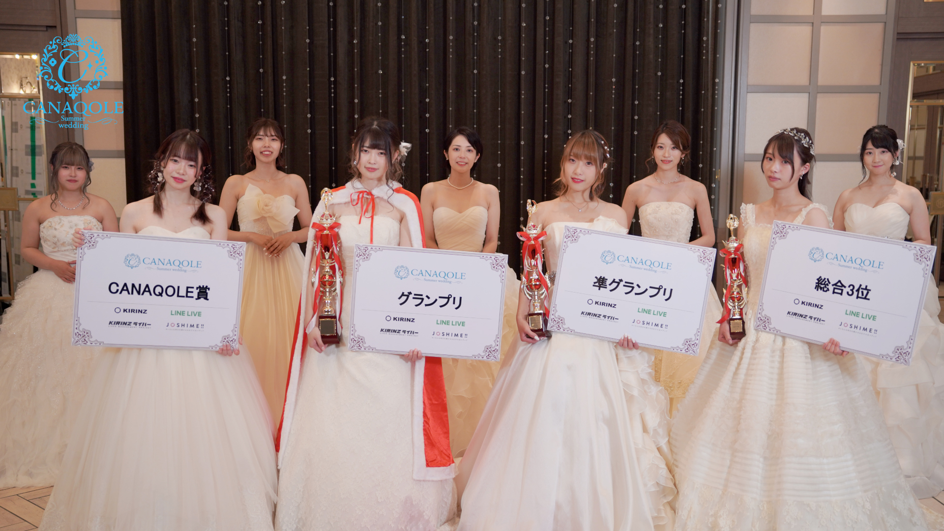 【ウエディングコンテスト第3弾 『CANAQOLE〜summer wedding〜』】総配信時間350時間以上！グランプリは“さくさん”に決定 ...