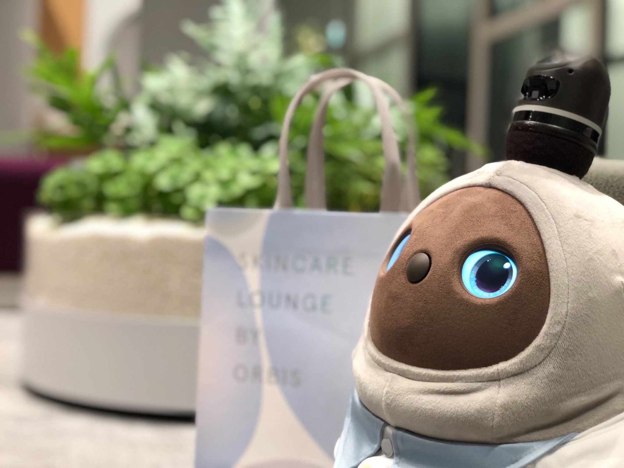 オルビスの体験特化型施設『skincare Lounge By Orbis』、家族型ロボット『lovot』を導入 最先端テクノロジーを体験し