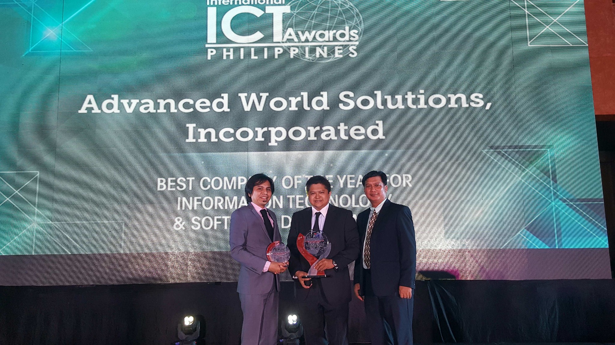 フィリピン子会社 Advanced World Solutions,Inc.が快挙、国際ICTアワードにてベストカンパニーに選出｜株式会社 ...