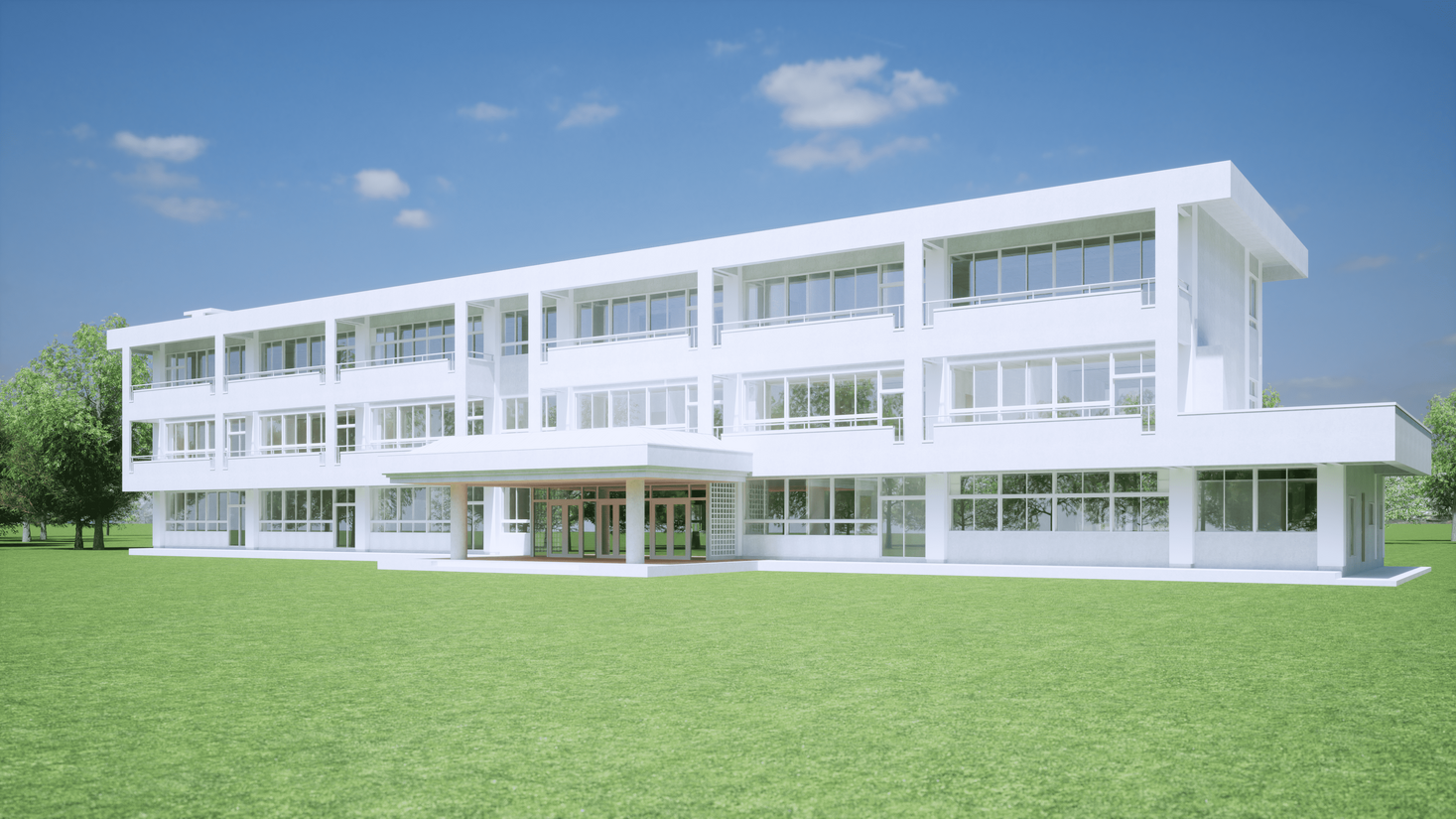 【廃校をオフィスや3Dプリンターハウス製造拠点に利活用】セカンドオフィス「Lib Work Lab」が誕生｜株式会社Lib Workのプレスリリース