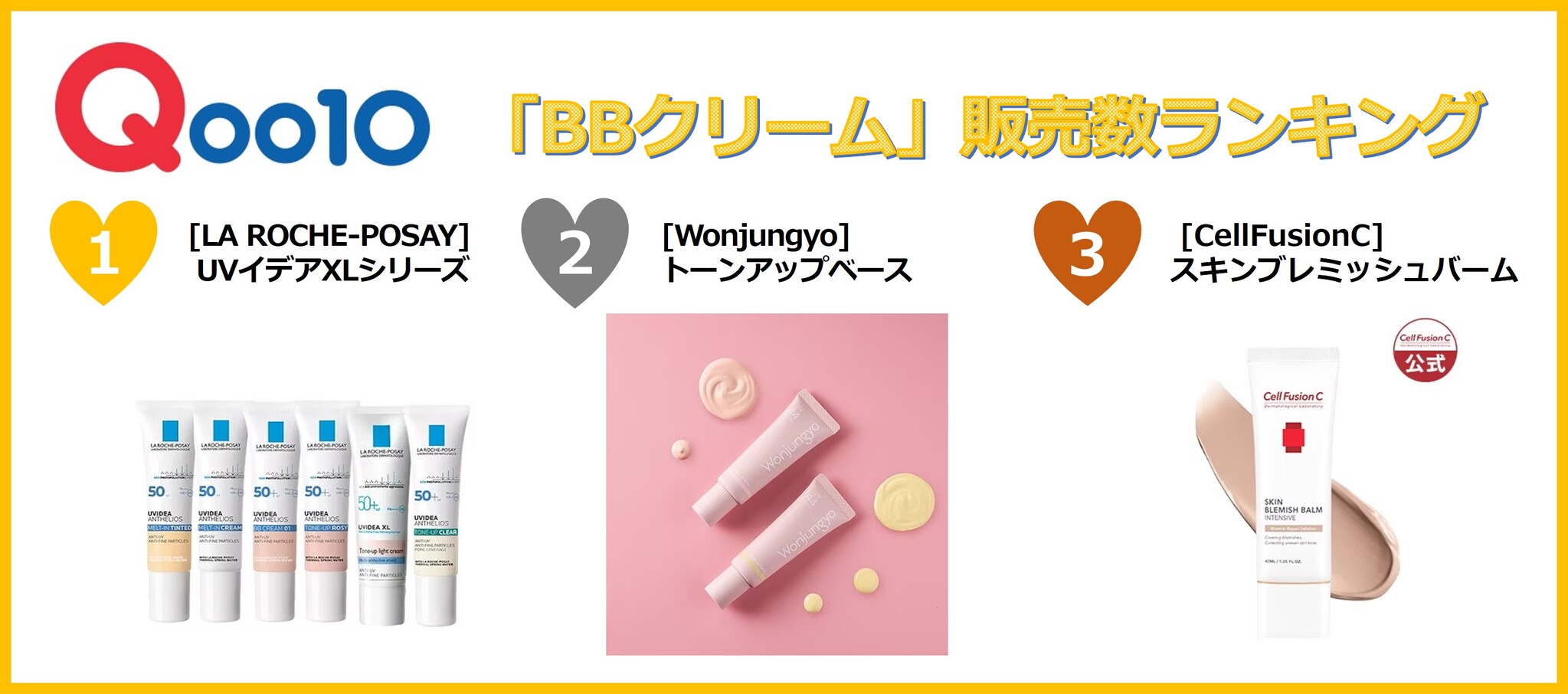 男女問わず使いやすい化粧品「シェアドコスメ」が人気！ Qoo10「BBクリーム」販売数ランキング発表｜eBay Japan合同会社のプレスリリース