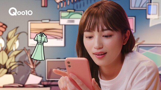 Qoo10「メガ割」新TV－CM『メガ割ナイトルーティン』篇6月1日（木）より全国でオンエア開始！川口春奈さんが部屋着でゴロゴロしながら、素に近い姿でQoo10でのショッピングを楽しむ ...