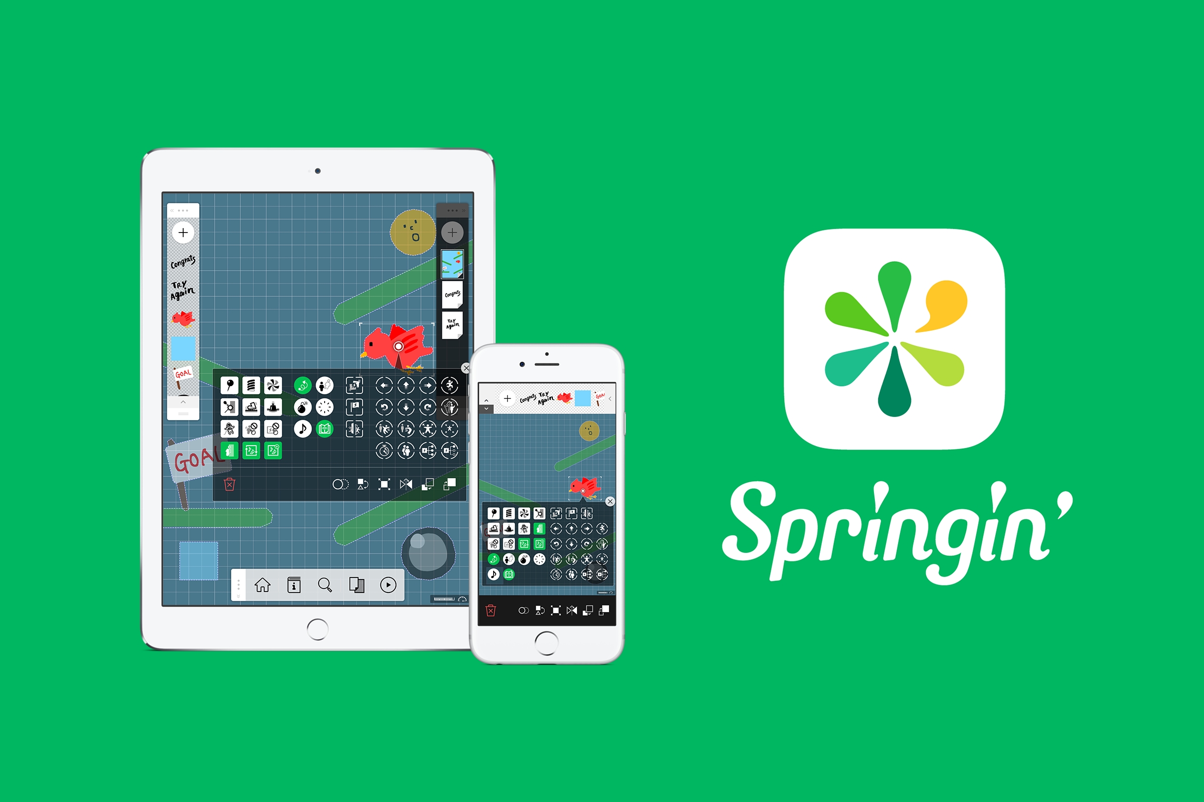 デジタルネイティブ世代のための直感型プログラミング教育アプリ『Springin’』アップデートで誰もが作品制作が可能に！｜株式会社しくみ ...