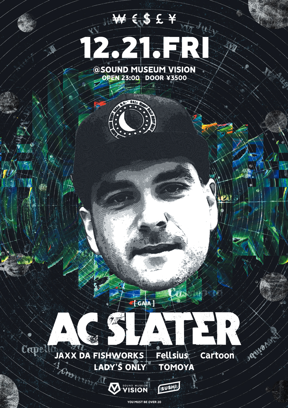 NIGHT BASSの主宰であり、今、最もアメリカで勢いのあるBASS HOUSE DJ "AC SLATER"がVISIONに初登場 ...
