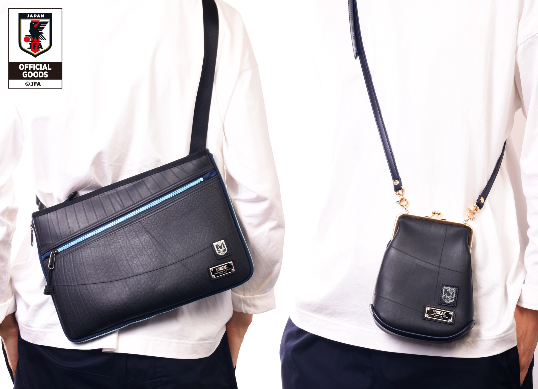 廃タイヤを再利用する「SEAL」から、サッカー日本代表オフィシャルライセンスグッズの2アイテムを新発表。｜株式会社モンドデザインのプレスリリース