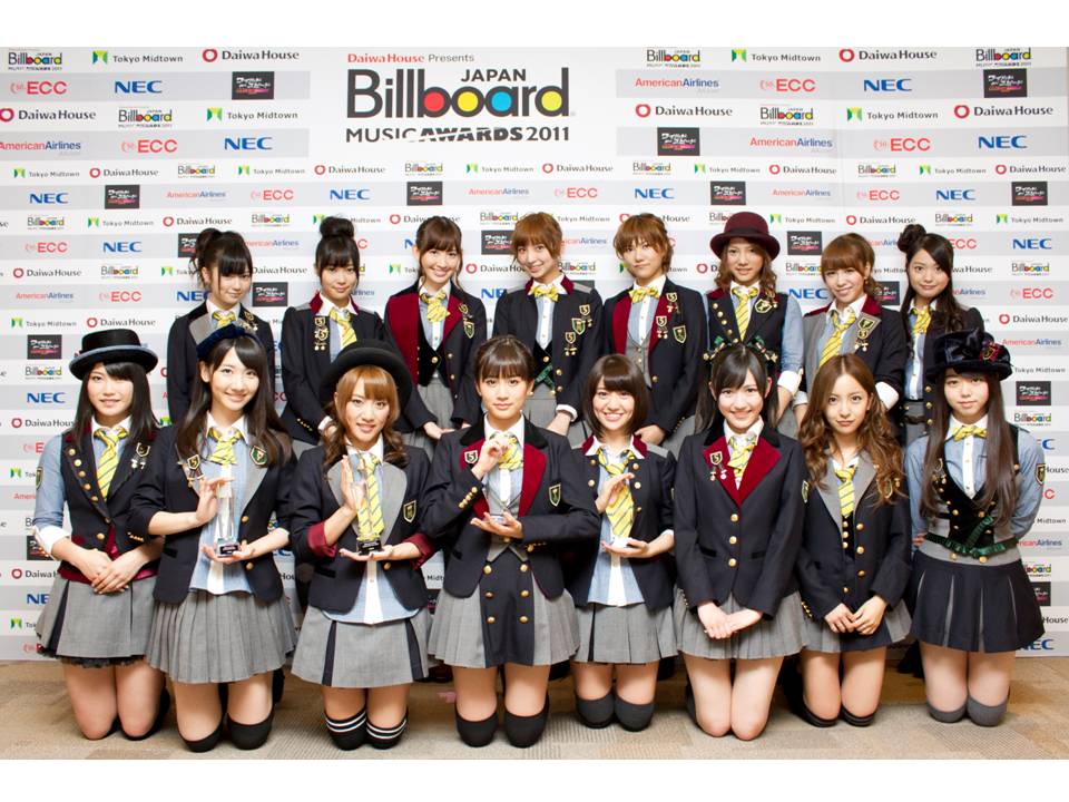 【Billboard JAPAN Music Awards 2011】 AKB48がアーティスト・オブ・ザ・イヤー含む4冠を達成 ｜株式会社阪神コンテンツリンクのプレスリリース