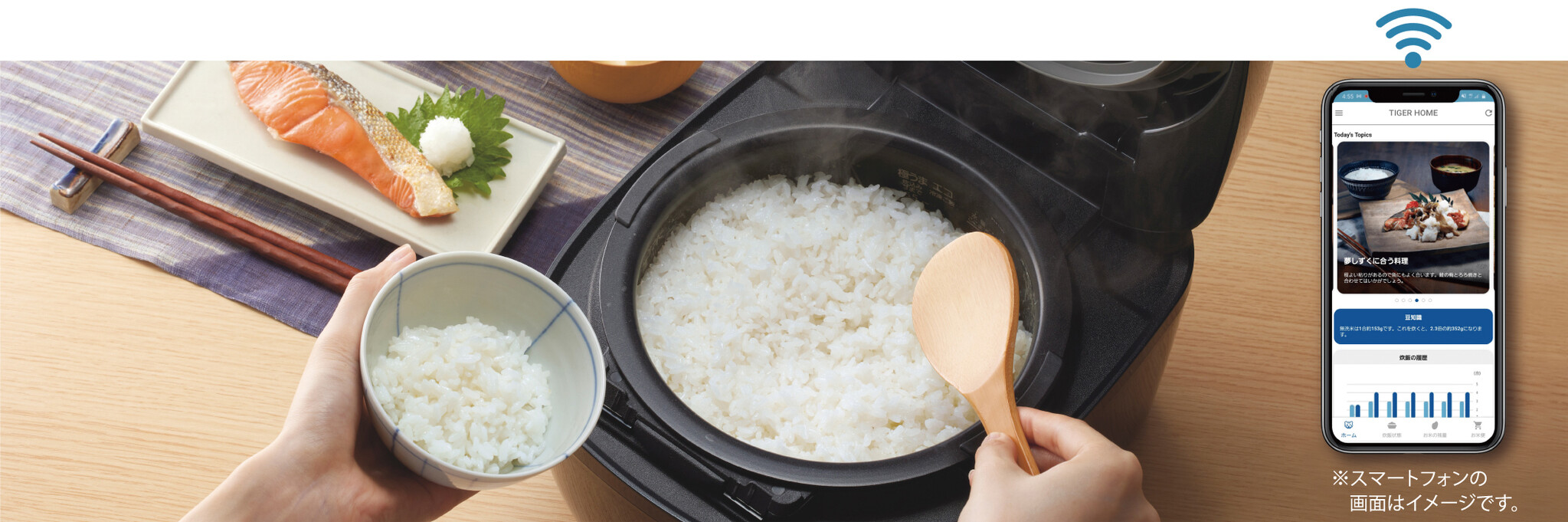 IoT機能搭載 圧力IHジャー炊飯器＜炊きたて＞JPA-Z100 2023年8月1日発売 スマートフォン連携で、かしこく便利に進化するジャー ...