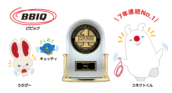 『BBIQ』が J.D. パワー「2023年固定ブロードバンド回線サービス顧客満足度調査」7年連続 No.1＜九州＞を受賞！｜株式会社QTnetのプレスリリース