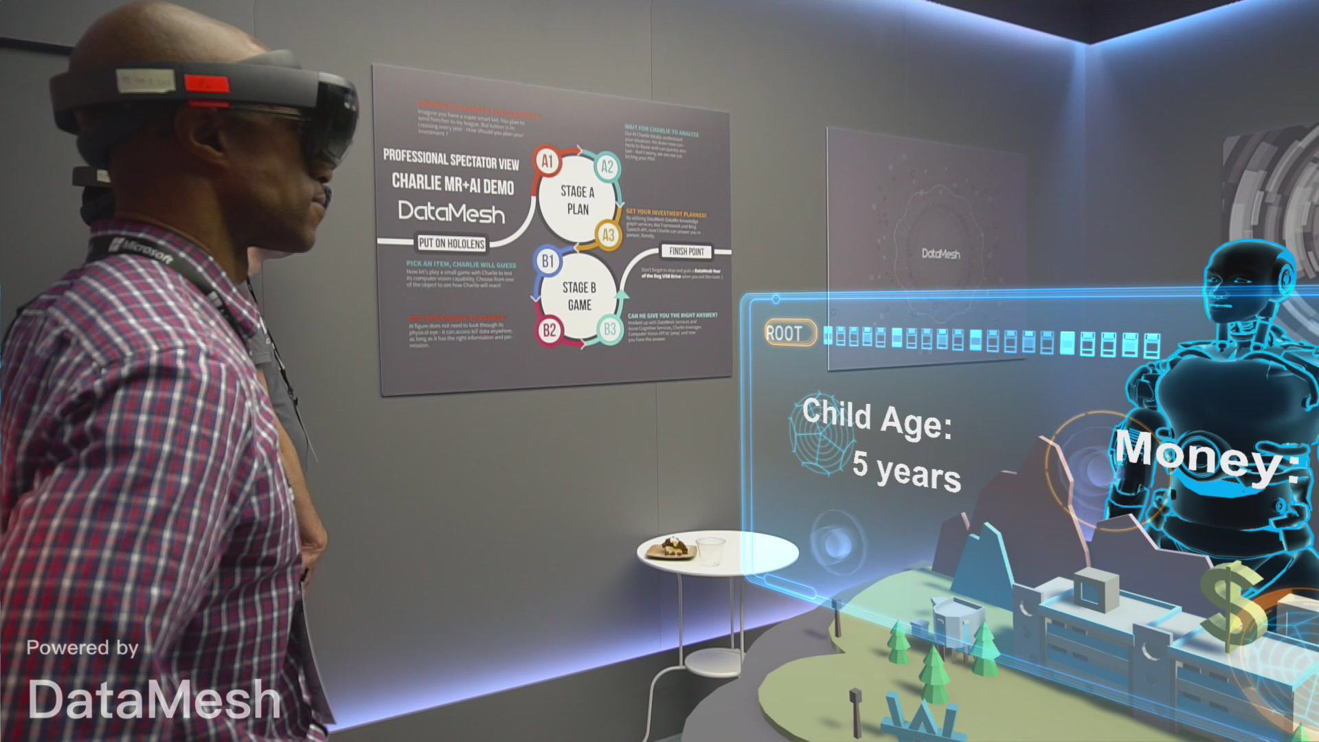 世界最大級のMR（複合現実）スタートアップ『DataMesh』がMicrosoft Build 2018にてAIを活用したバーチャル投資顧問ロボットの展示を行いました｜DataMesh株式会社 ...