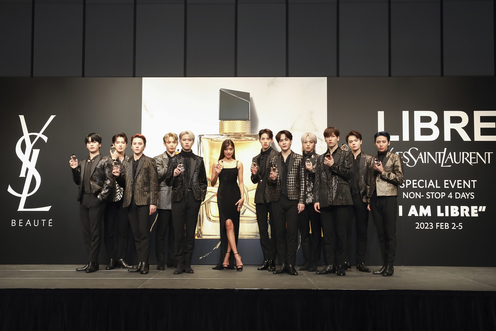 【YSL】フレグランス「LIBRE」スぺシャルイベント”I AM LIBRE” YSL BEAUTY ジャパン アンバサダーのローラ と ...