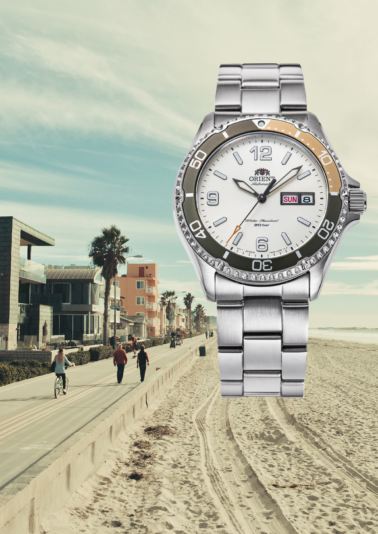 「Orient」のダイバーデザインシリーズ『Orient Mako』から様々なシーンになじむアイボリー色の新モデル登場｜エプソン販売株式会社の ...