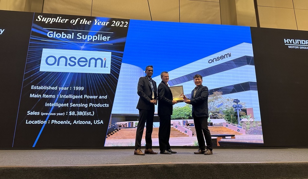 オンセミ、現代自動車グループの「Supplier of the Year 2022」を受賞｜オンセミのプレスリリース