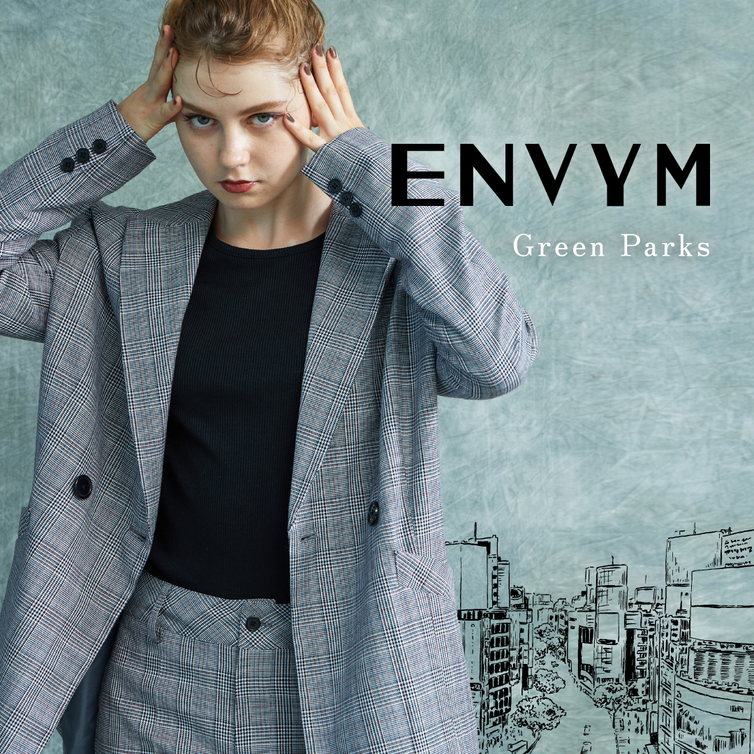 「Green Parks」がSHIBUYA109で人気の「ENVYM」とコラボ Z世代に話題の“Y2Kファッション”にフォーカス！｜株式会社ストライプインターナショナルのプレスリリース