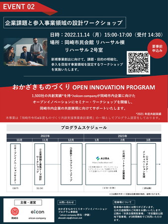 【岡崎市 × eiicon company】岡崎市内企業の共創実現をサポートする「おかざきものづくり OPEN INNOVATION PROGRAM」開始。｜eiicon companyの ...