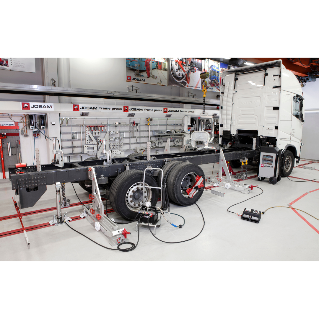 FINE PIECE デリバリー、バンザイ 大型車用フレーム修正機（JOSAMシステム） BANZAIの取り扱いを開始｜ファインピース ...