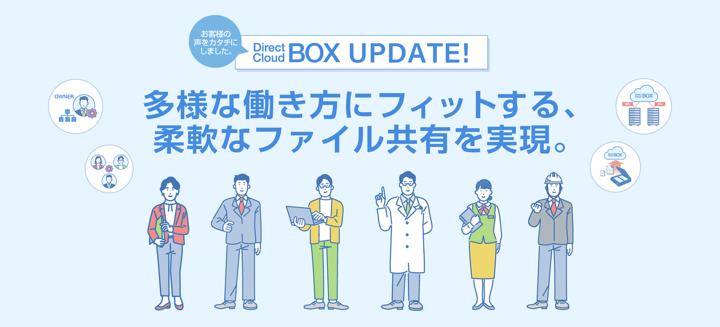 DirectCloud-BOXアップデート[2021.9.28]｜株式会社ダイレクトクラウドのプレスリリース