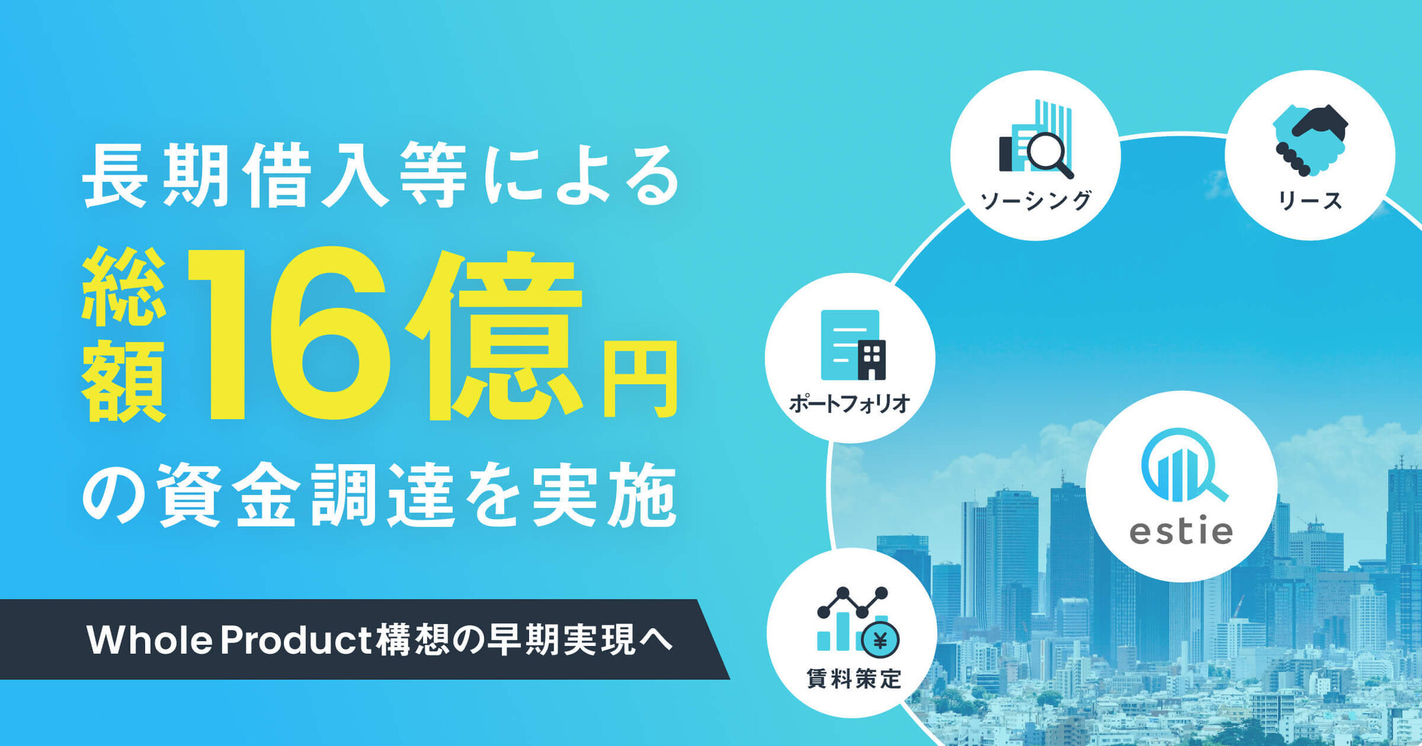 estie（エスティ）、金融機関からの長期借入及びコミットメントライン（融資枠）等による総額16億円の資金調達の実施を発表｜株式会社estie ...