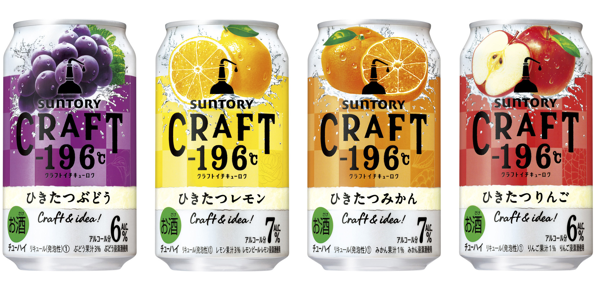 「CRAFT－196℃(クラフトイチキューロク)〈ひきたつぶどう〉」新発売｜サントリーホールディングス株式会社のプレスリリース