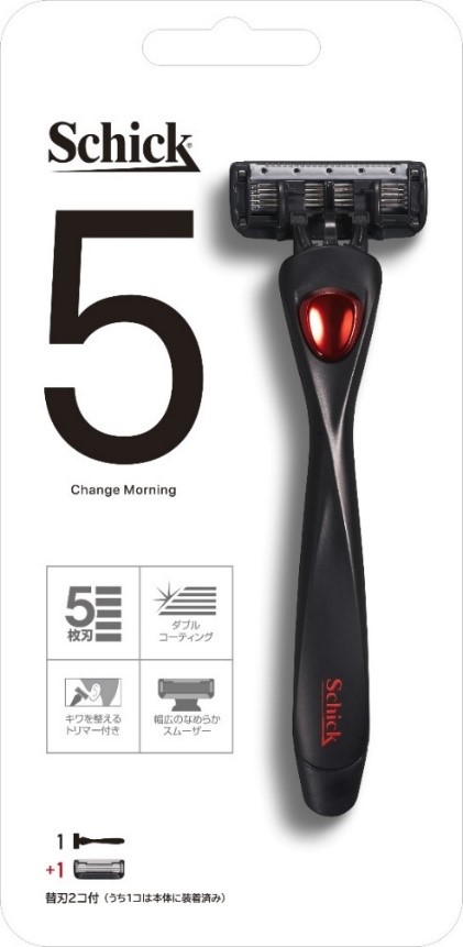 いつもの朝をとっておきの朝に変える 洗練されたミニマルかつ力強いデザイン「Schick5」 日本初登場 マツモトキヨシグループ限定発売｜シック ...