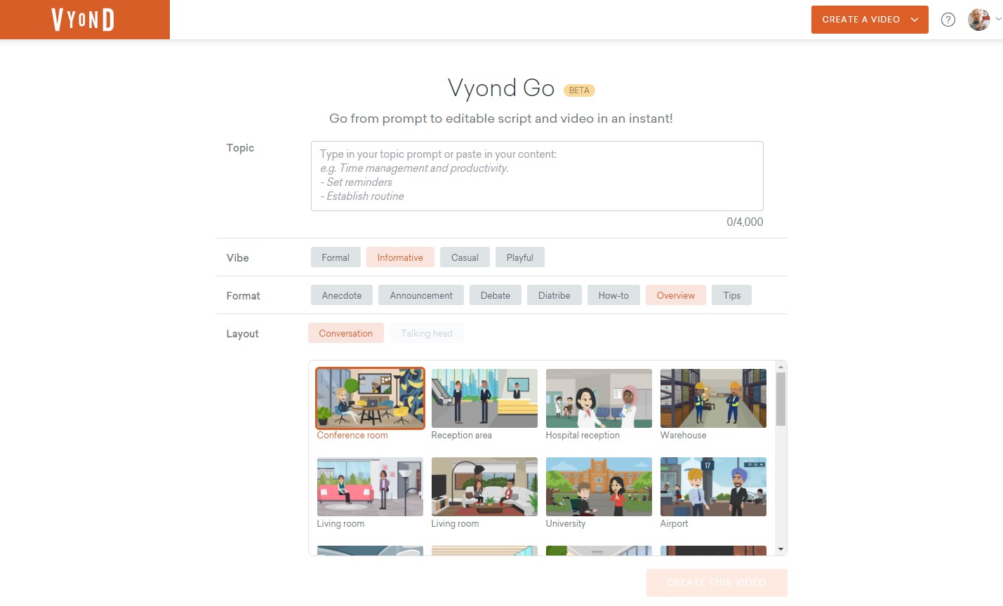 業界初AIを搭載したビジネス向けスクリプト、動画作成サービス「Vyond GO」リリース｜株式会社ウェブデモのプレスリリース