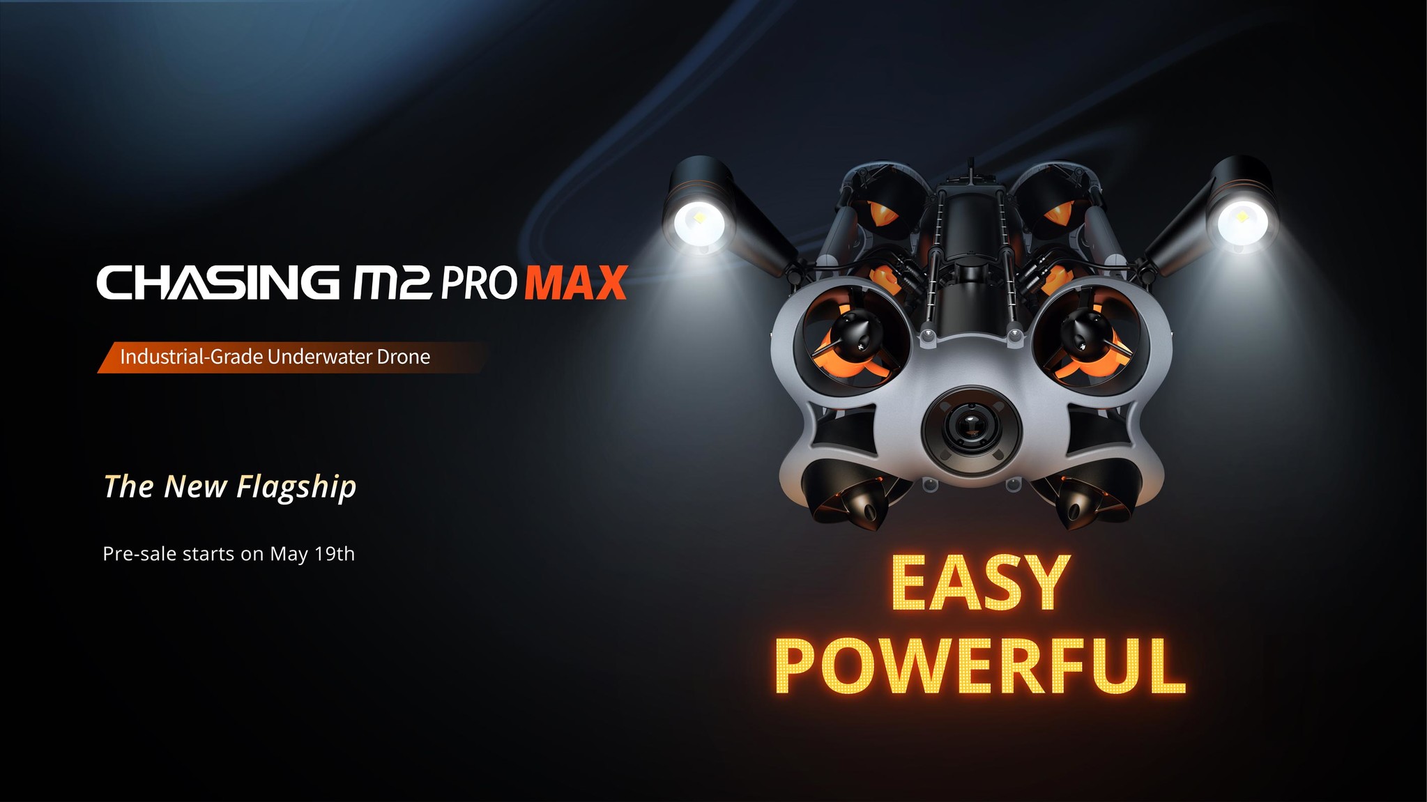 【予約受付スタート】待望の水中ドローン最新機種『CHASING M2 PRO MAX』情報解禁！世界初の実機公開も。｜株式会社スペースワンのプレスリリース