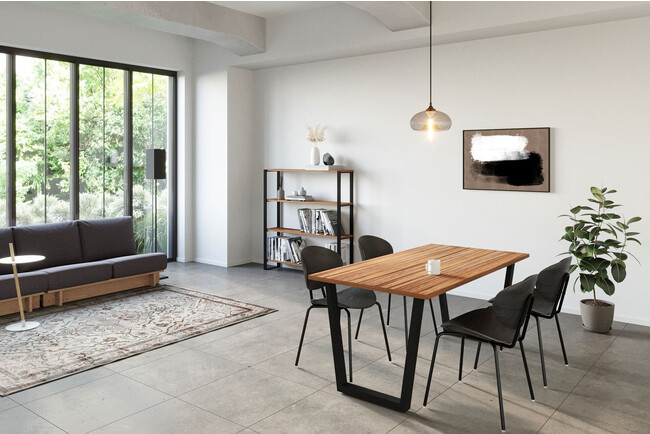 KANADEMONO、取り扱い樹種に「くるみ」「アンバー」を追加。カスタマイズオーダー可能なテーブル、テレビボード・ローテーブル、シェルフの組み合わせは3000通りへ。｜KANADEMONOの ...