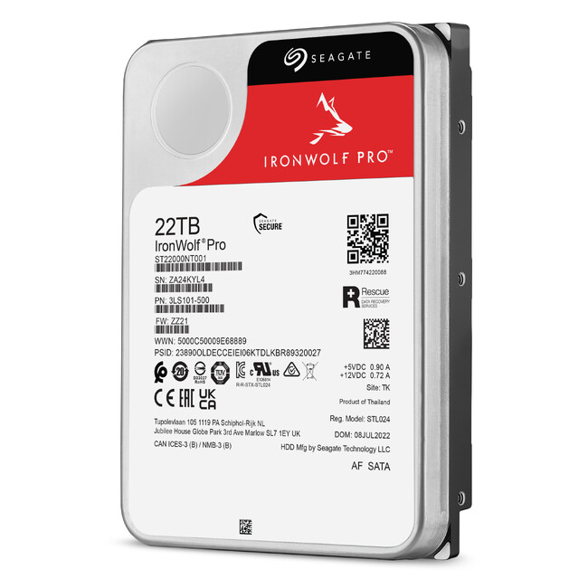 Seagate、クラス最高の信頼性とパフォーマンスを提供するIronWolf Pro 22TB HDDを発表｜Seagate ...