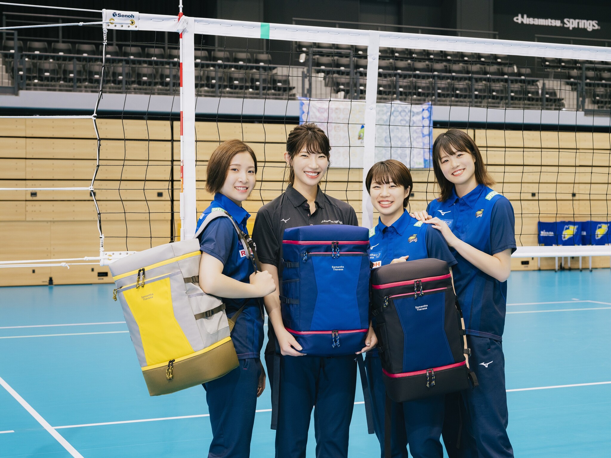 久光スプリングスと最強のリュックをコラボレーション8月12日開催「VOLLEYBALL FES Super Games SAGA」にて先行発売決定！！｜株式会社サマンサタバサジャパンリミテッド ...