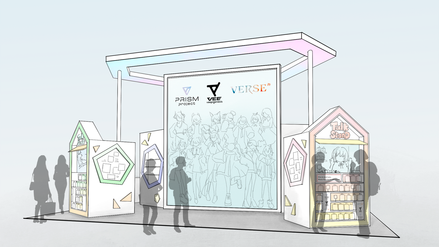 Sony MusicによるVTuberプロジェクト「VEE」、「VERSEⁿ」、「PRISM Project」が出展する「コミックマーケット ...