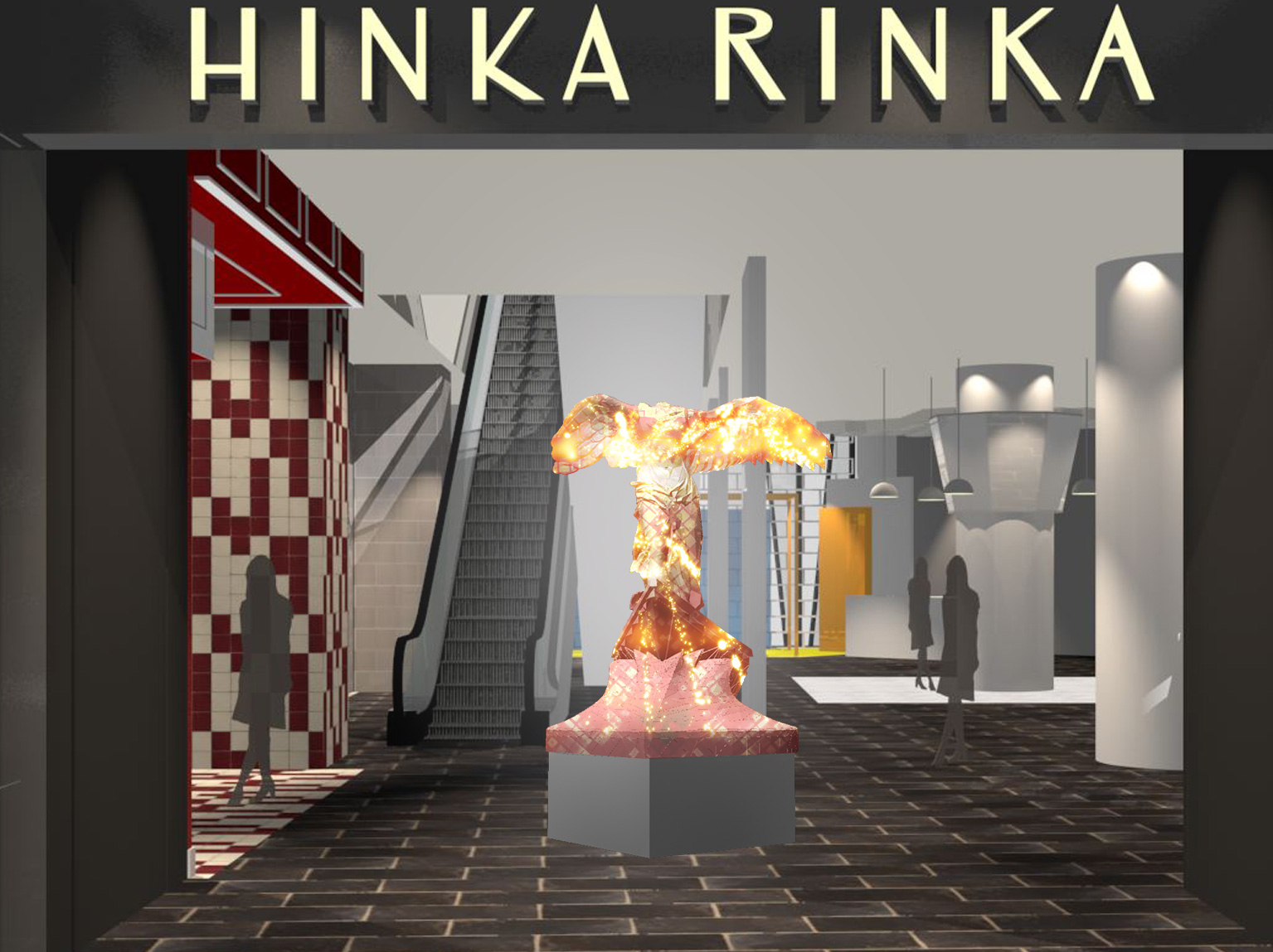 デジタルハリウッド大学院の院生らが東急百貨店の銀座5丁目の新店「HINKA RINKA」（3/31オープン）3F-5Fのアイコンを制作 ...