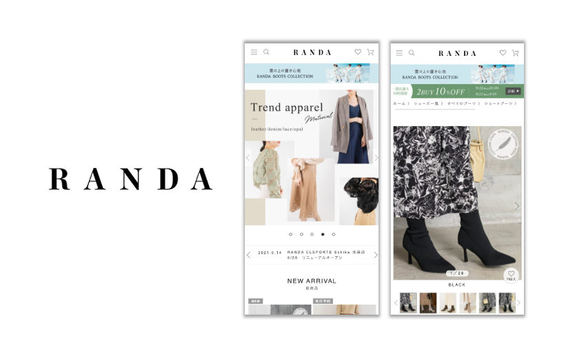 RANDA公式オンラインストア、動画・スタッフコーデ・商品接客コメントを一括管理できる「visumo」新プラットフォームを導入｜株式会社visumoのプレスリリース