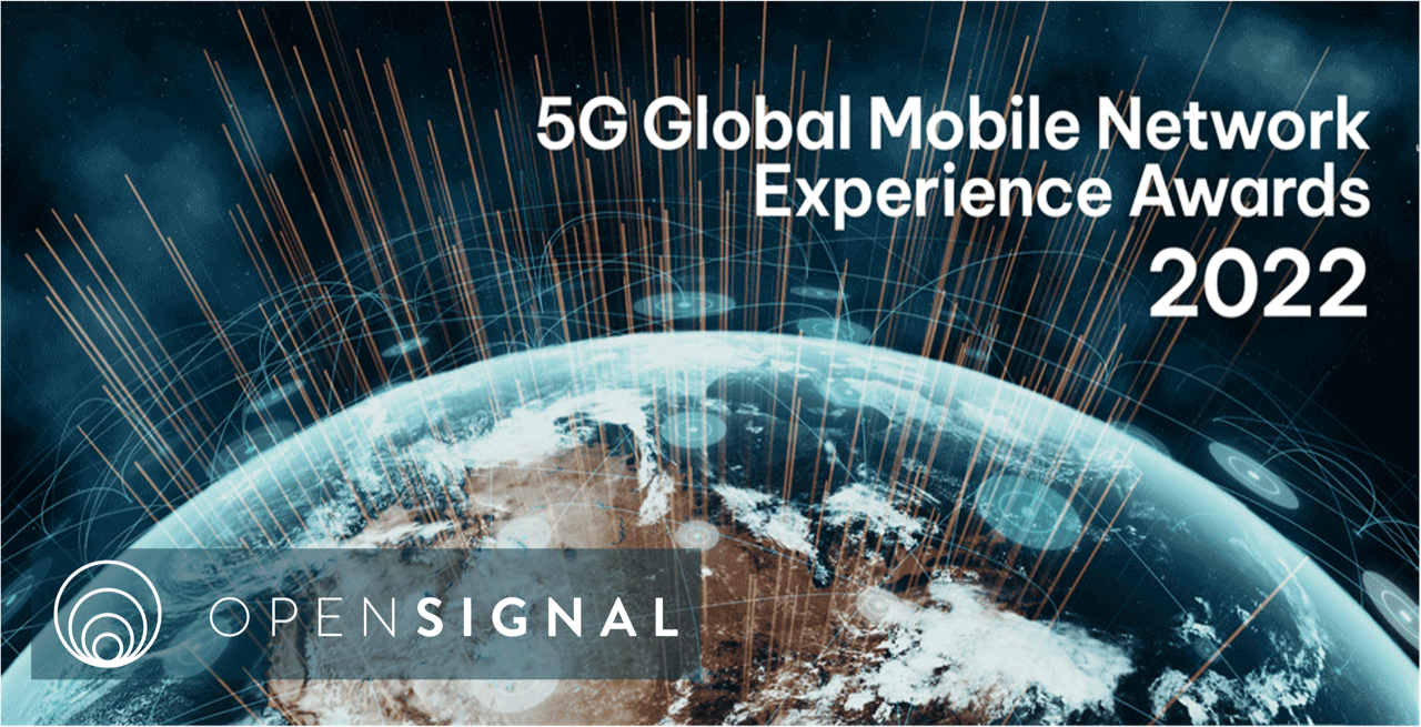 Opensignal、5Gグローバル・モバイル・ネットワーク・エクスペリエンス・アワード2022を発表｜Opensignalのプレスリリース