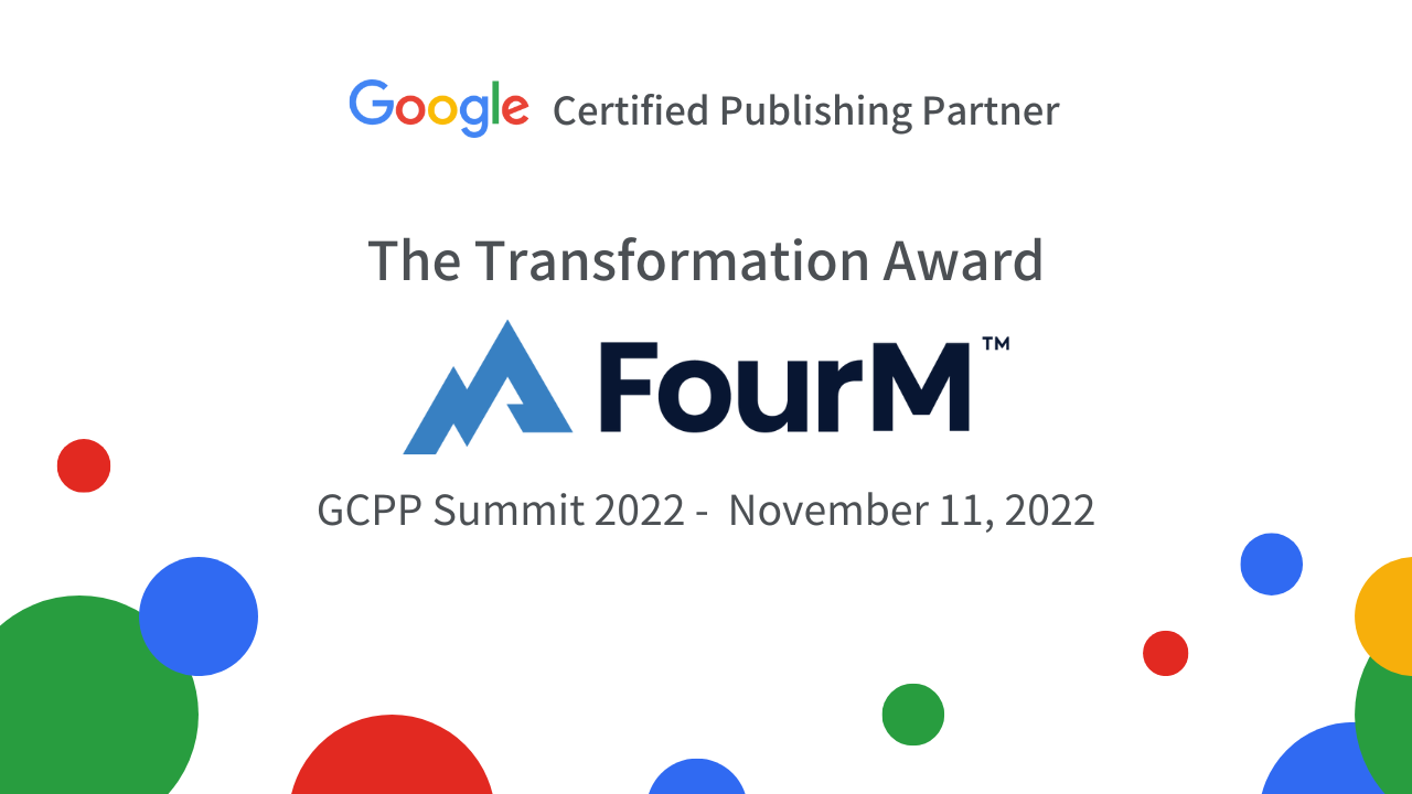 フォーエム、Google社主催「GCPP Summit」にて『The Transformation Award』を受賞｜FourMのプレスリリース