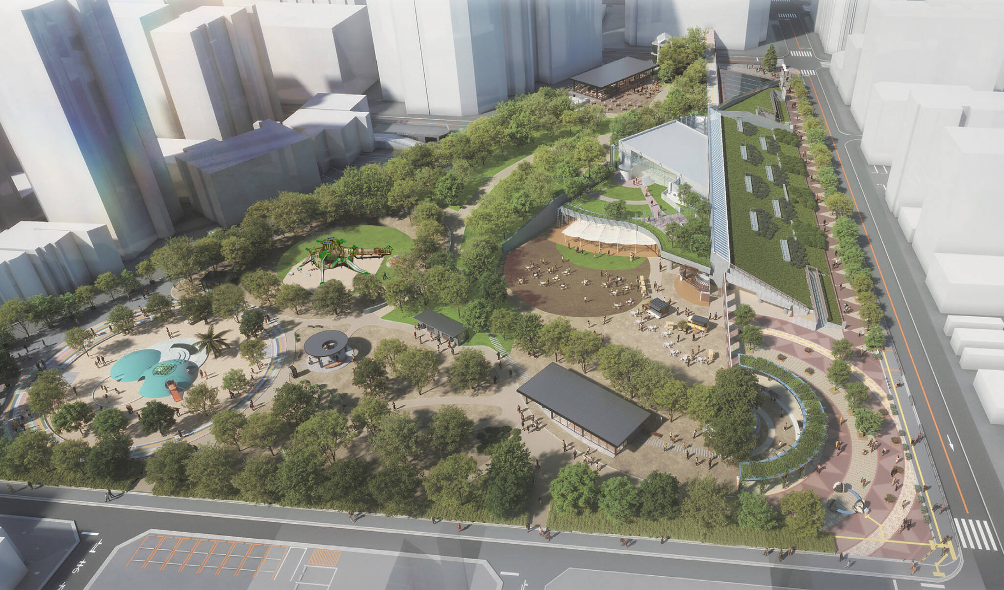 吹田市初めてのPark-PFI、江坂公園と江坂図書館、桃山公園が新しくなります。江坂公園では、開園記念式典とリニューアルオープンイベントを開催‼ ｜シップヘルスケアホールディングス株式会社の ...