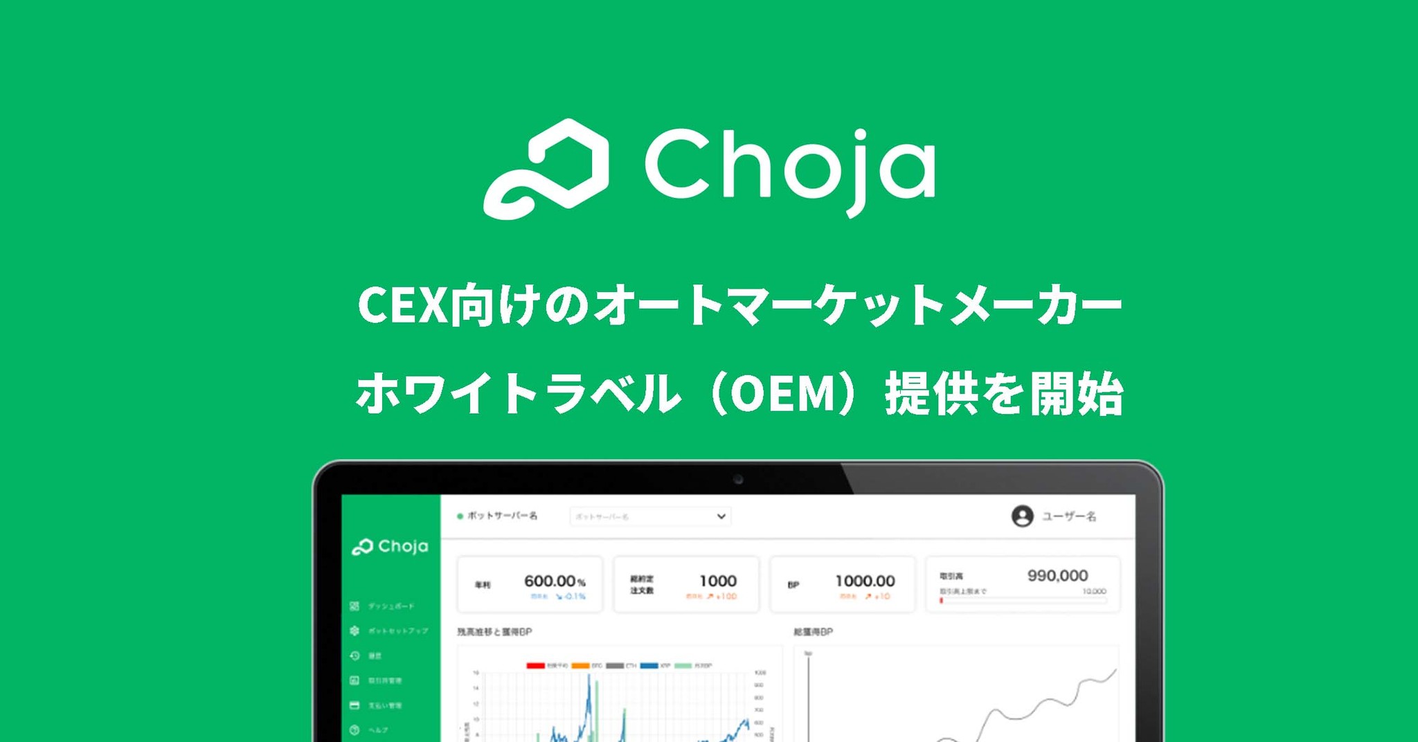 CEX向けオートマーケットメーカーを活用した分散型流動性供給システム「Choja」がホワイトラベル（OEM）提供を開始｜合同会社暗号屋のプレスリリース
